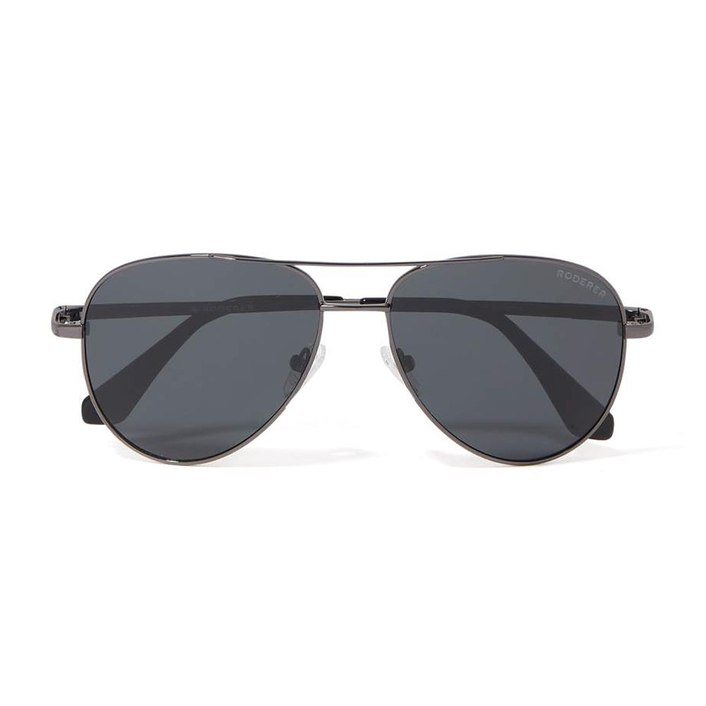 James Aviator Polarized Sunglasses Gunmetal Black Roderer