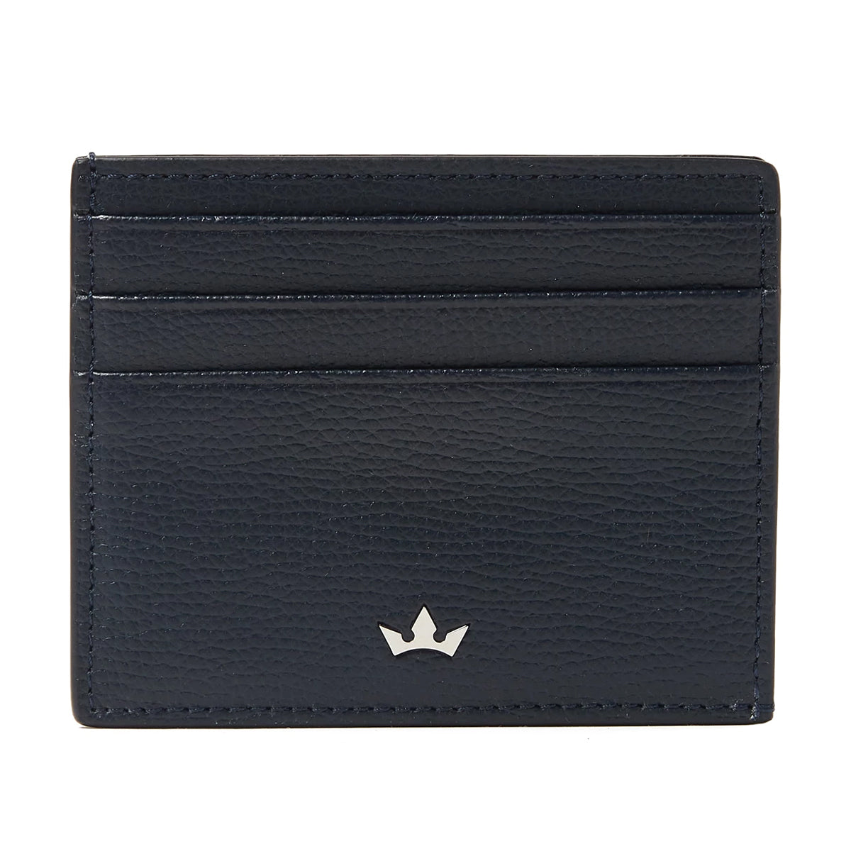Award 6cc Card Holder For Man > Italian Leather Navy Blue